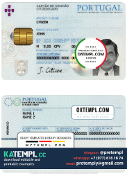 generate Portugal ID in PSD format