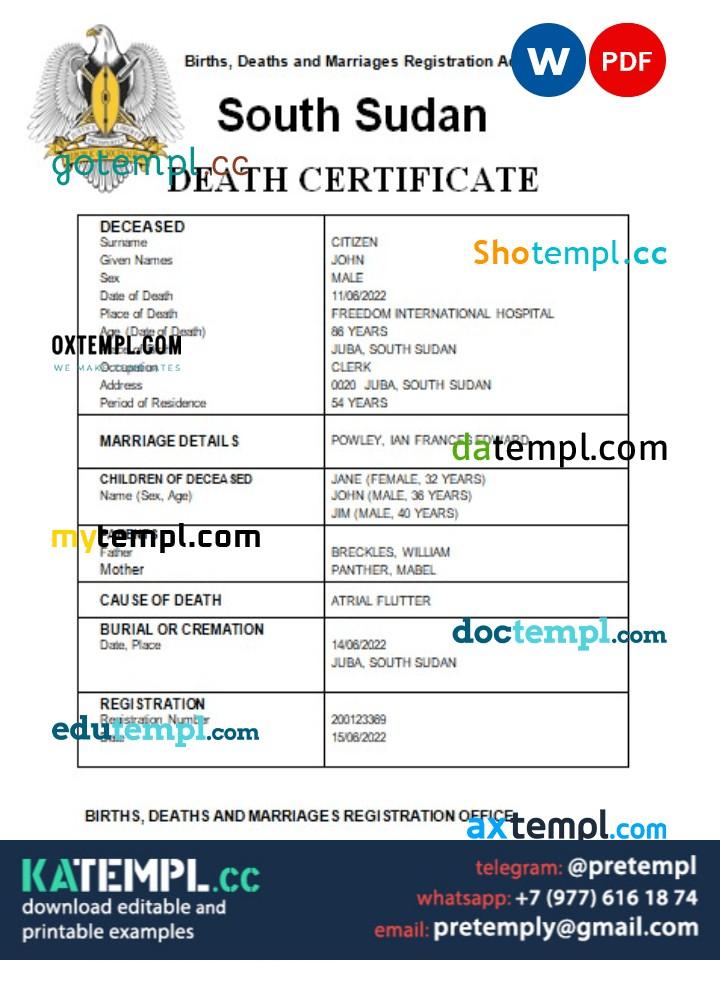 generate USA SAP invoice in Word and PDF format, fully editable