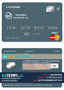 generate # geometricimple universal multipurpose bank mastercard debit ...